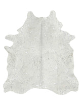 Devore Metallic Silver on White Cowhide Rug – Cowhide Imports